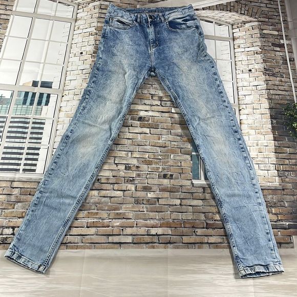unknown | Jeans | Defect Womens Stone Wash Skinny Demin Jeans 28 D7 ...